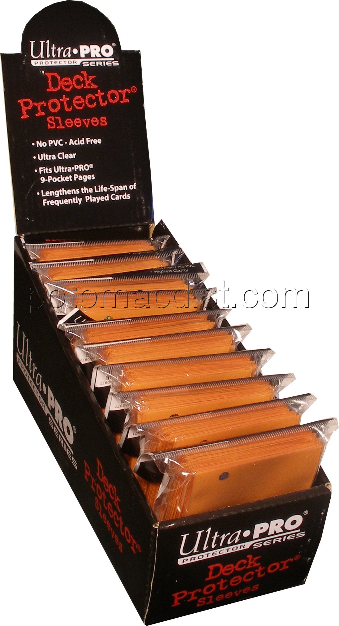 Ultra Pro Small Size Deck Protectors Box - Orange [10 packs/62mm x 89m ...
